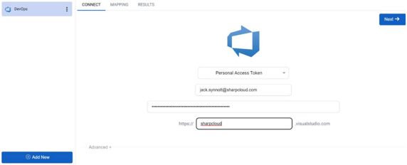 SharpCloud's Azure DevOps Connector - Guide