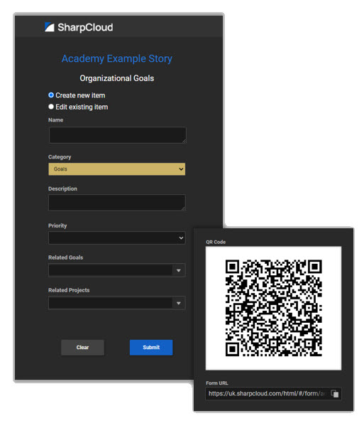 Elevate your collaboration with SharpCloud Forms!