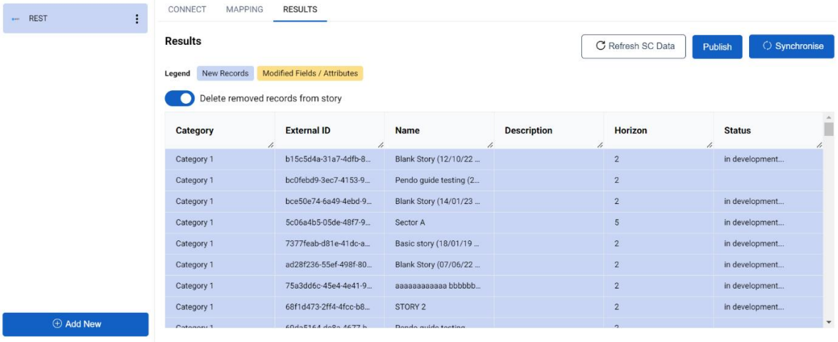 SharpCloud's REST Connector - Guide