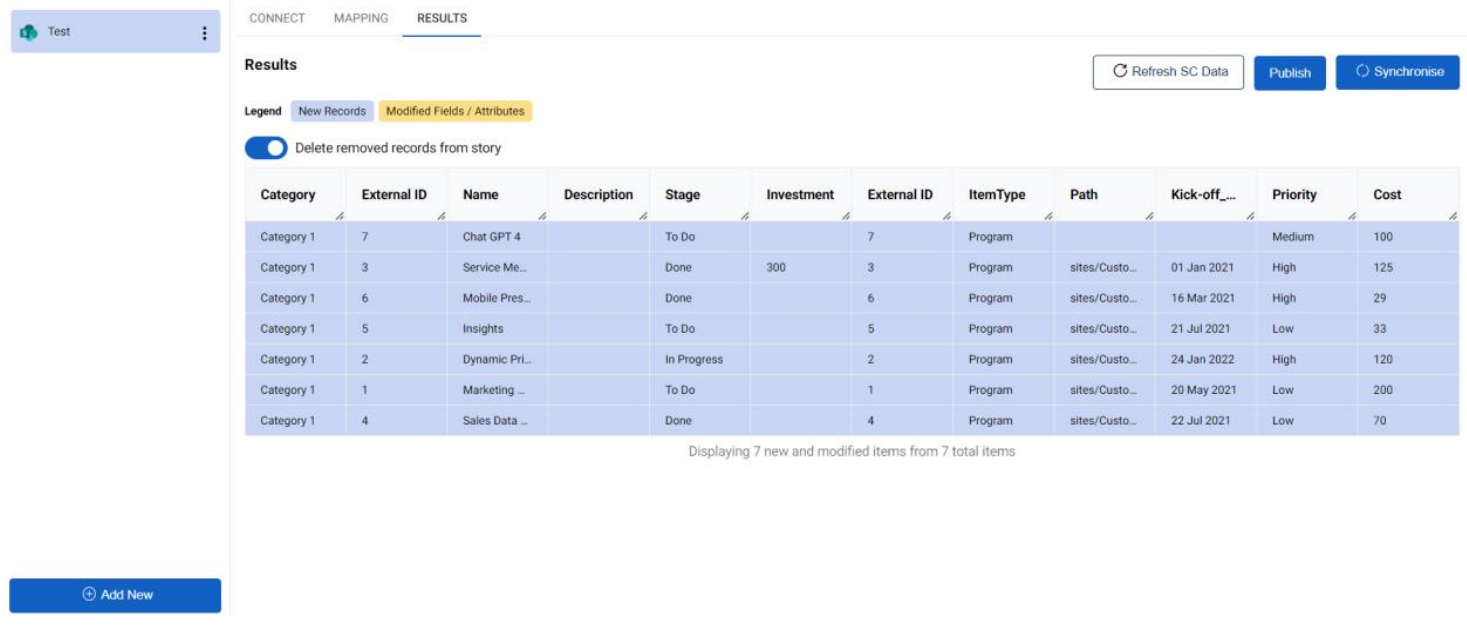 SharpCloud's SharePoint List Connector - Guide